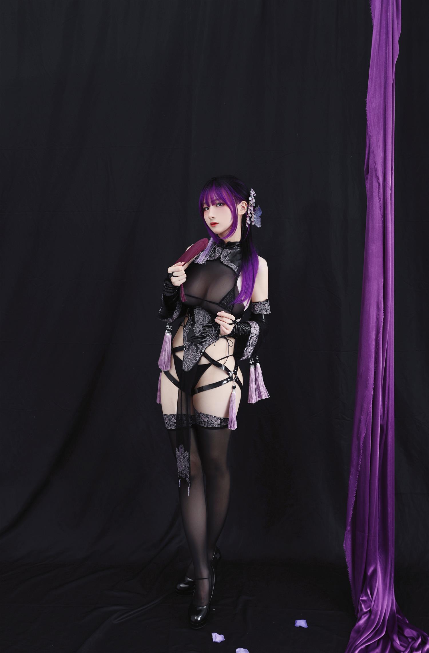 幼愛youmeko 紫流苏旗袍 [35P-367MB] – 热力图