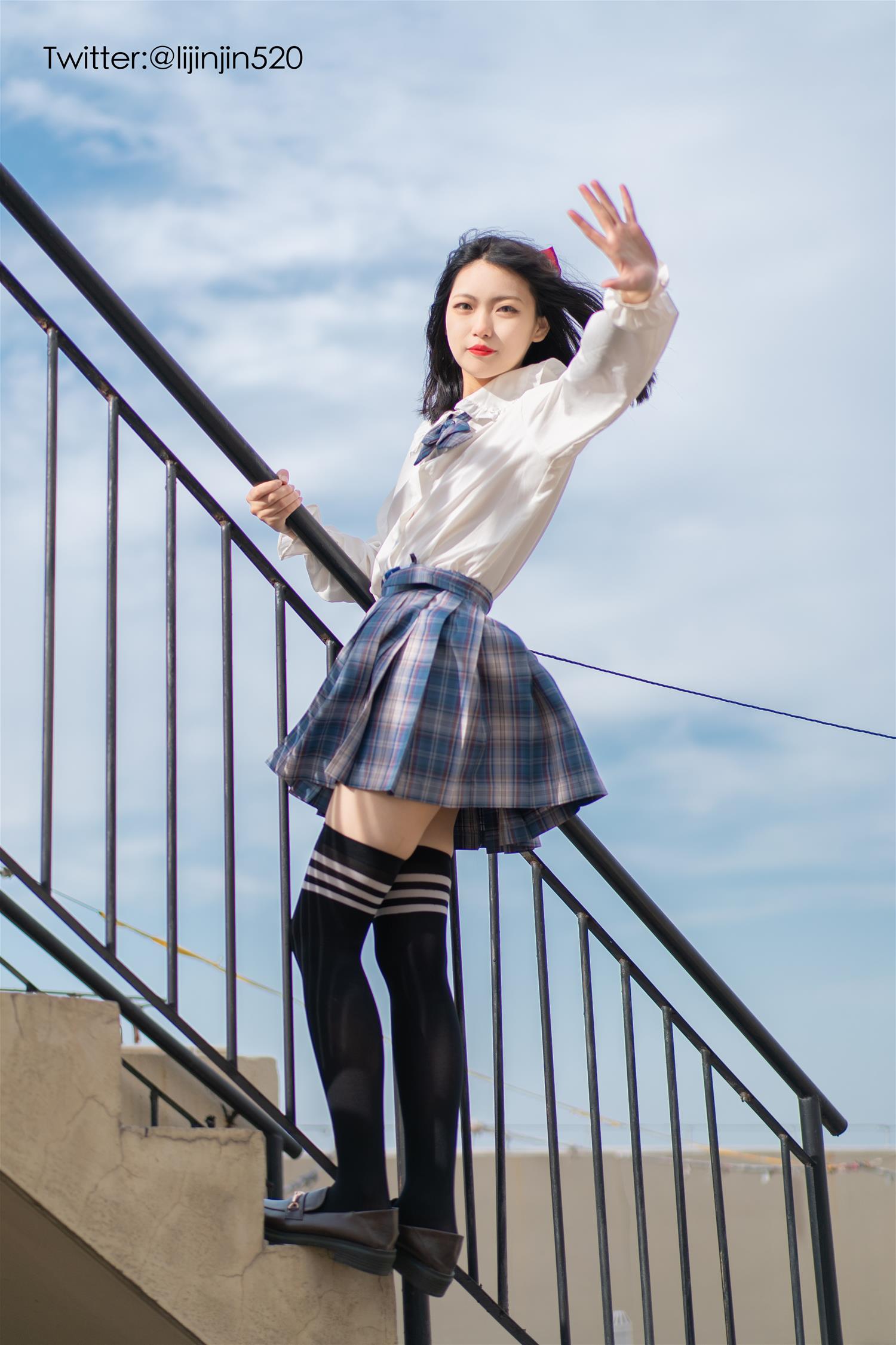 梨瑾瑾 户外JK [35P-318MB] – 热力图