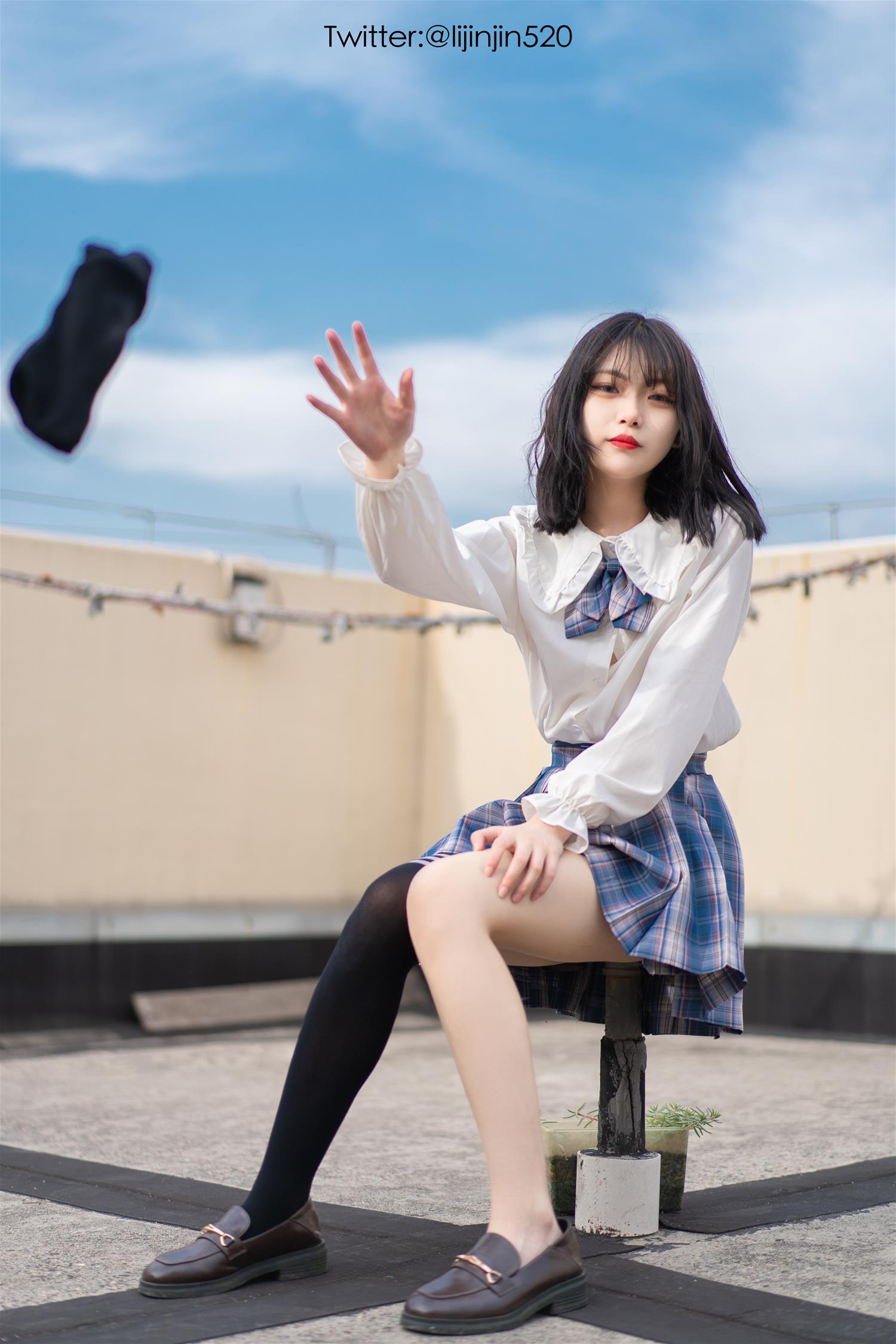 梨瑾瑾 户外JK [35P-318MB] – 热力图