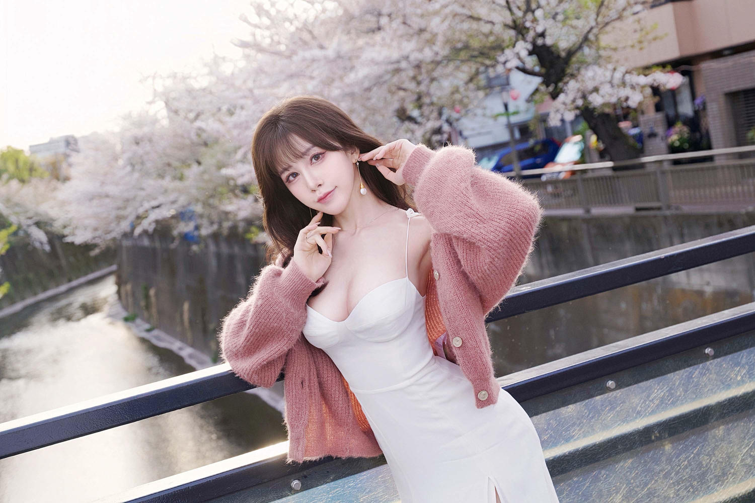 水淼aqua Fantia 2024年04月 桜が満開 [17P-10MB] – 热力图