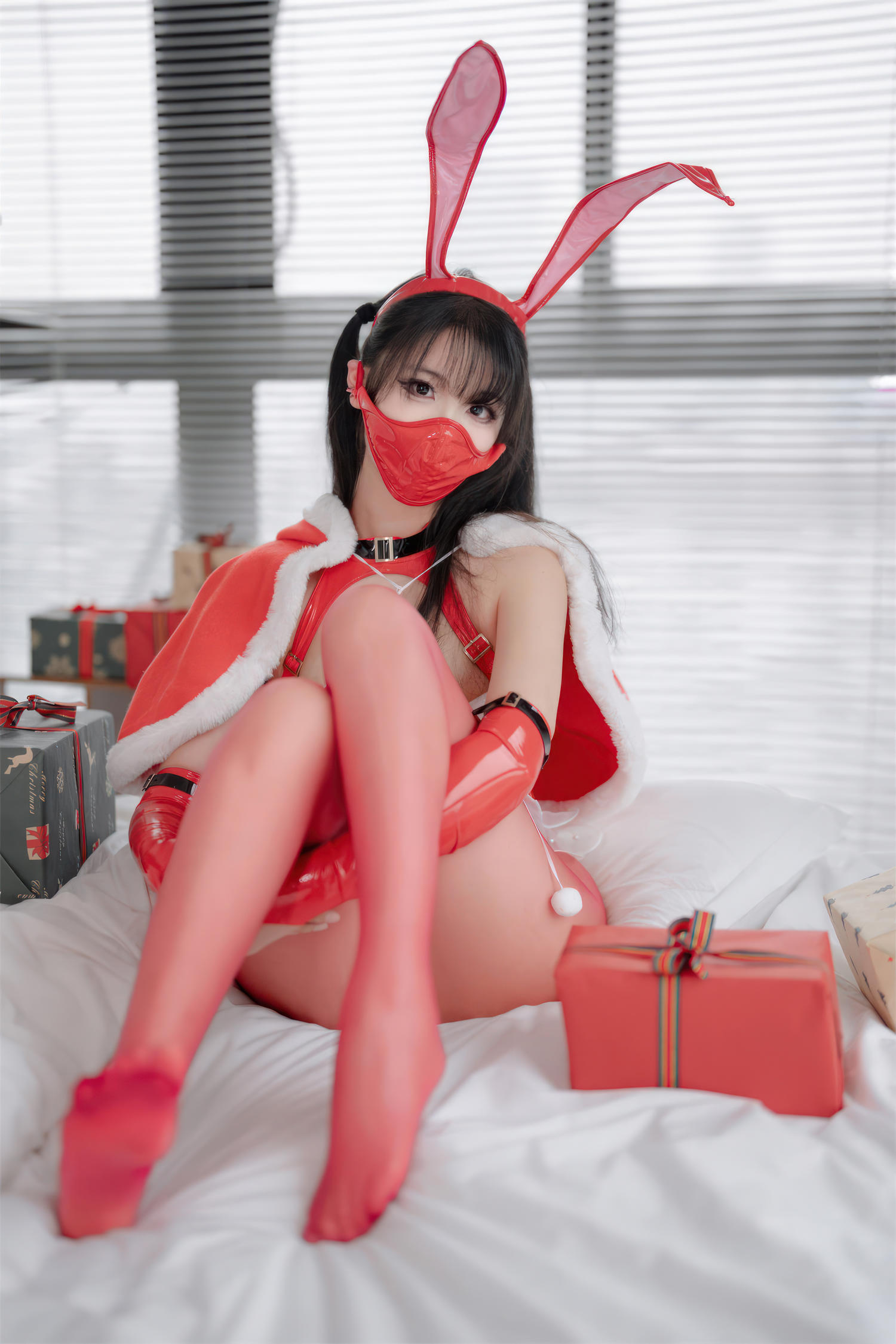 轩萧学姐 2024圣诞红丝兔女郎 [45P-281MB] – 热力图