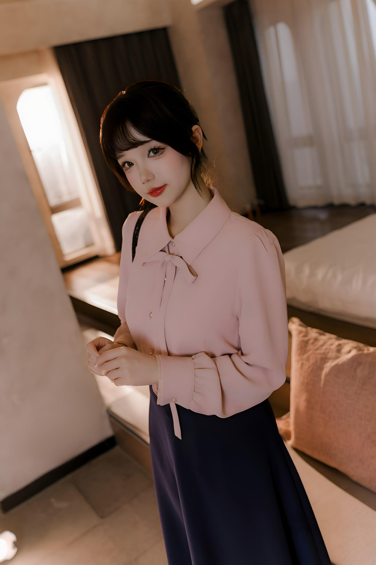 雪晴Astra 肉丝通勤OL [71P1V-1.36GB] – 热力图