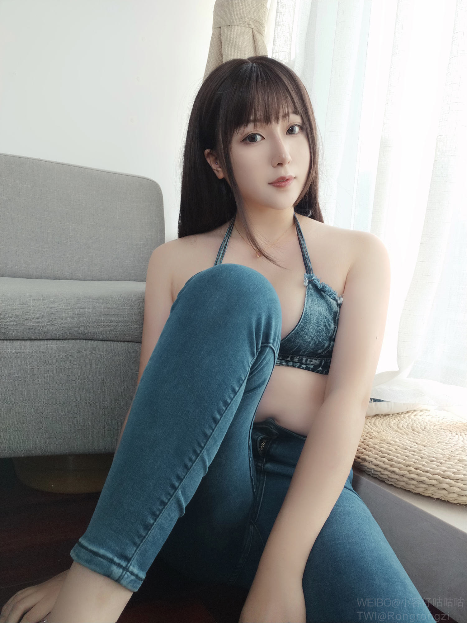 小容仔咕咕咕w – 牛仔裤姐姐 [25P] – 热力图