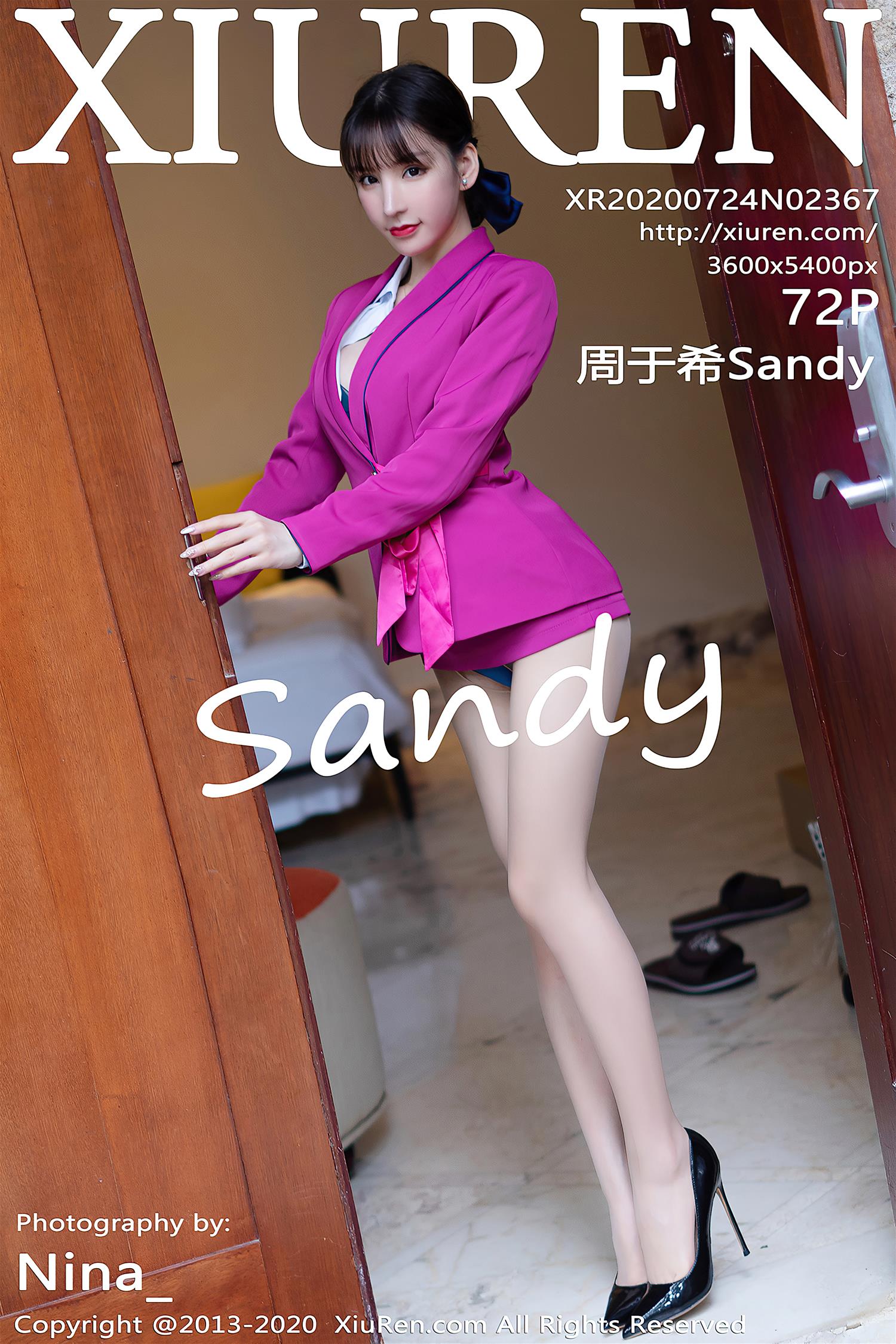 [XiuRen秀人网] 2020.07.24 NO.2367 周于希Sandy [73P] – 热力图